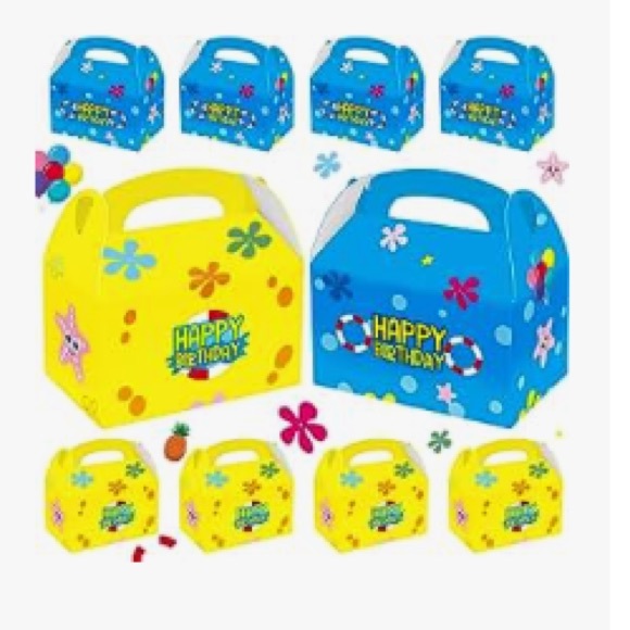 Party Supplies | Bogo Spongebob Birthday Boxes 16 Total | Poshmark